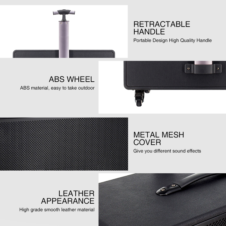 2022 wooden portable amplifier trolley 15 inch active loud speaker with ...